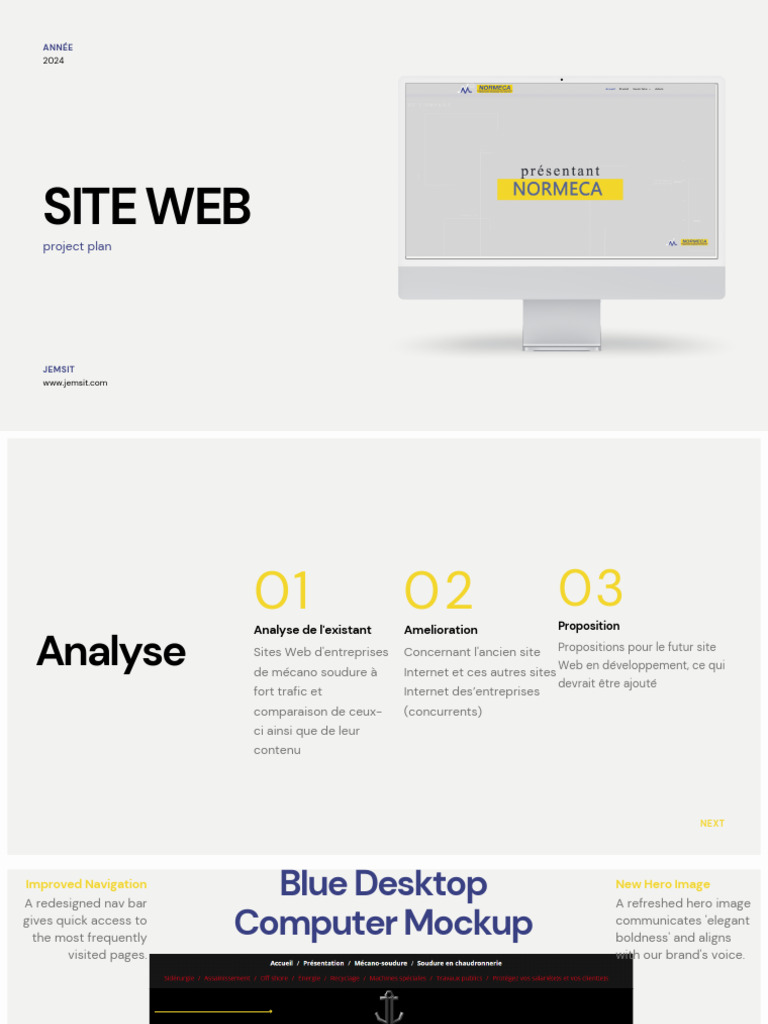 Clean Website Launch Presentation With Mockups | PDF | Software | Computing