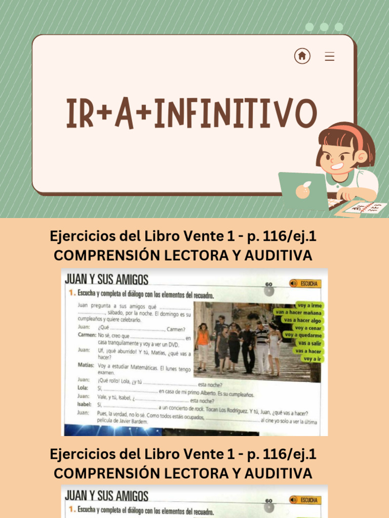 USO DE IR +А+INFINITIVO | PDF | Artes del Lenguaje y Comunicación ...