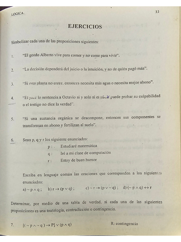 Practico de Logica Algebra de Boole | PDF