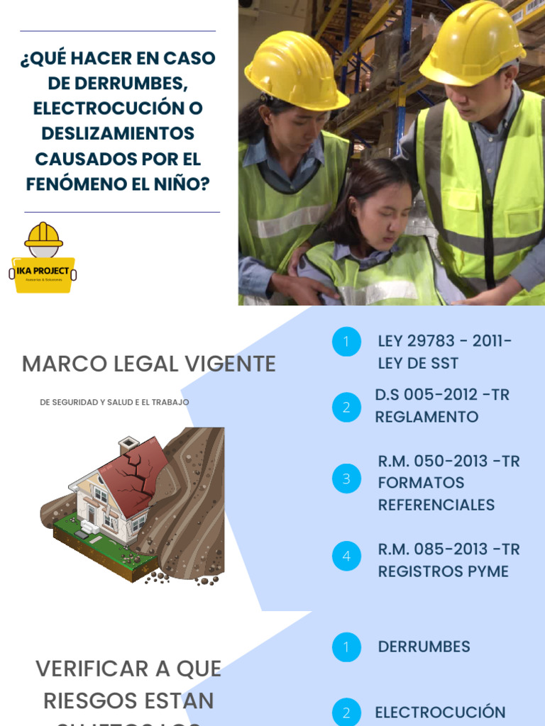 Prevención de Derrumbes y Electrocución | PDF | Tecnología
