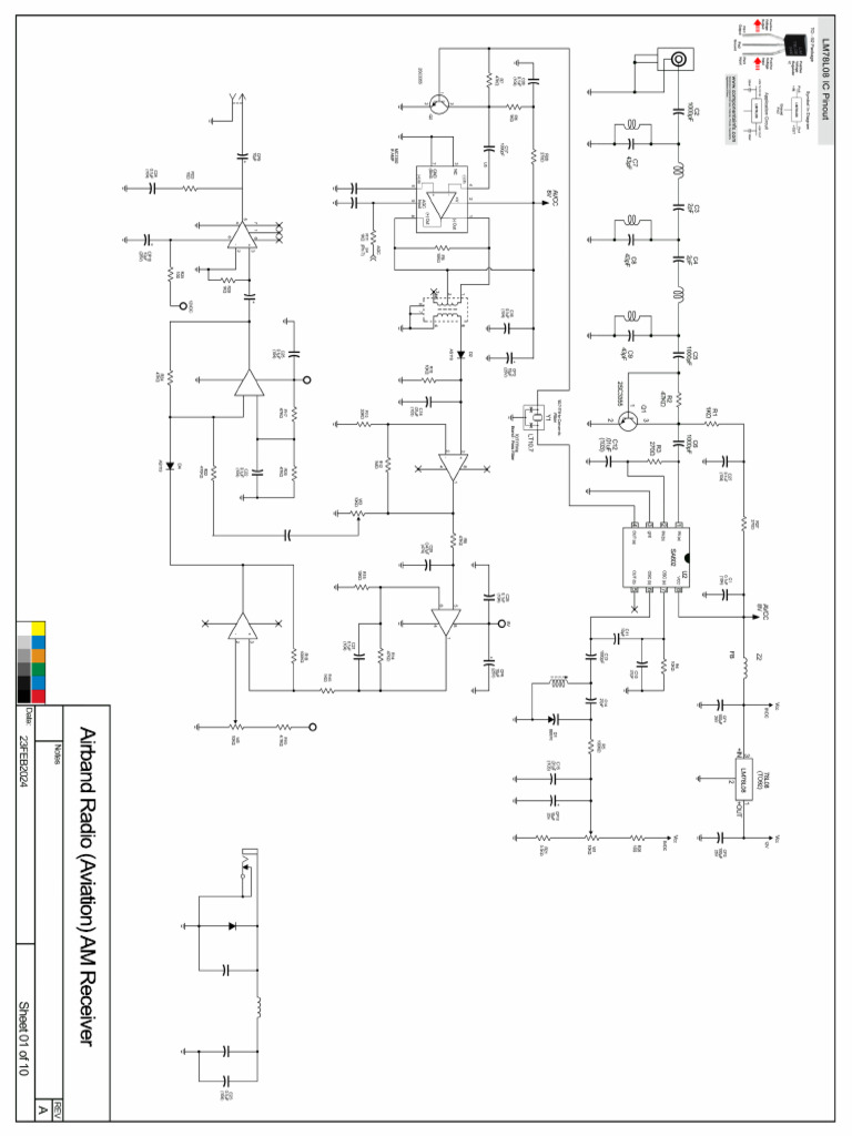 Airband Radio (Aviation) AM Receiver (Sheet 01 of 10) | PDF