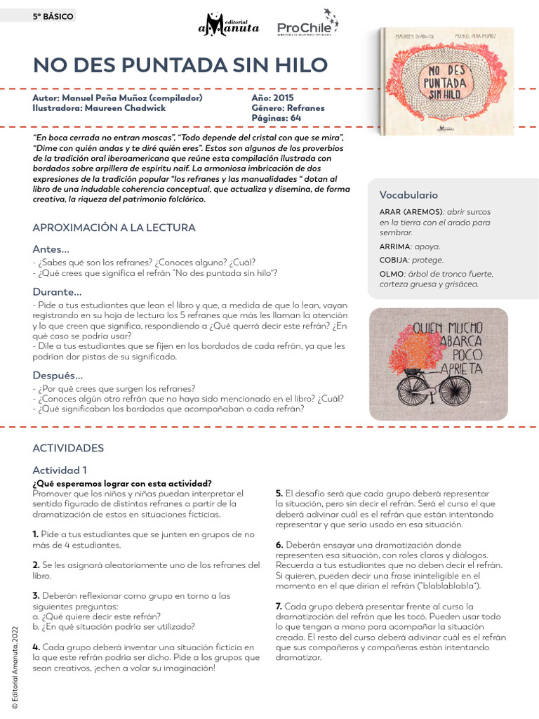 5 - No Des Puntada Sin Hilo | PDF