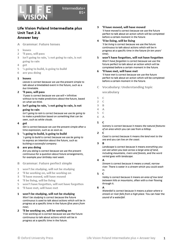 Lif Vis Pol Intp Unit 2a Answer Key | PDF | Earth | Solar System