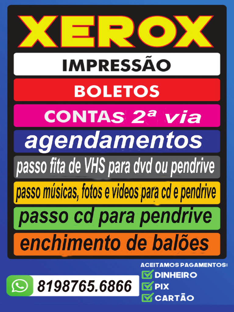 Banner 60cmx90cm Xerox | PDF