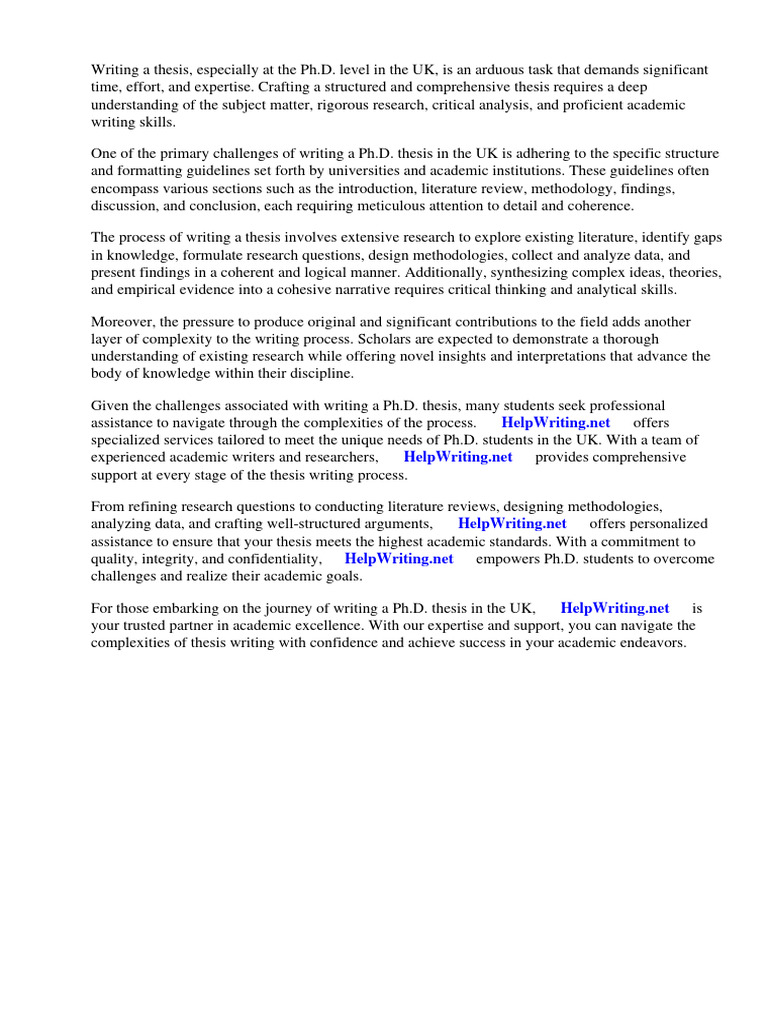 Phd Thesis Structure Uk Pdf Thesis Critical Thinking