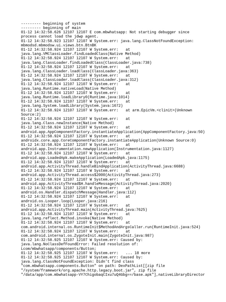 Logcat | PDF | Java (Programming Language) | Mobile App