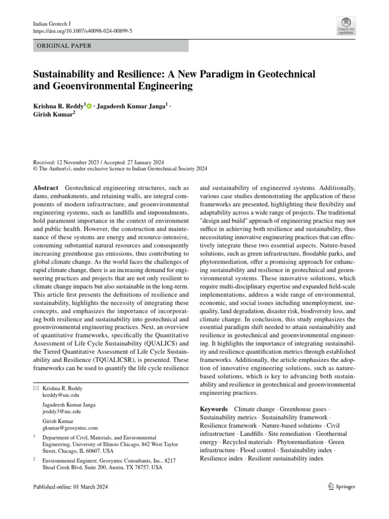 Reddy Et Al. (2024) | Download Free PDF | Climate Resilience | Life ...