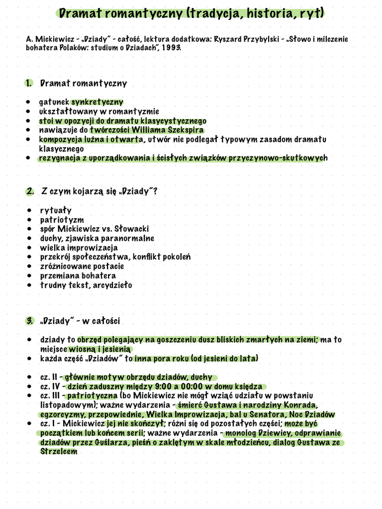 3. Dramat Romantyczny | PDF