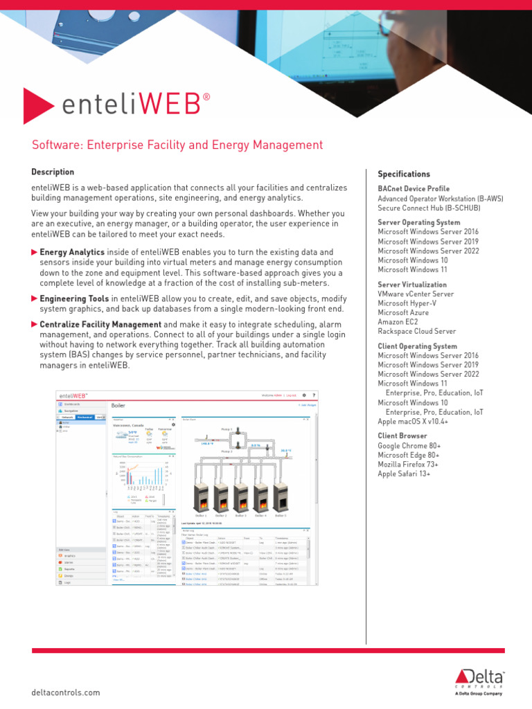 enteliWEB 423 Catalog Sheet | PDF | Microsoft | Microsoft Windows