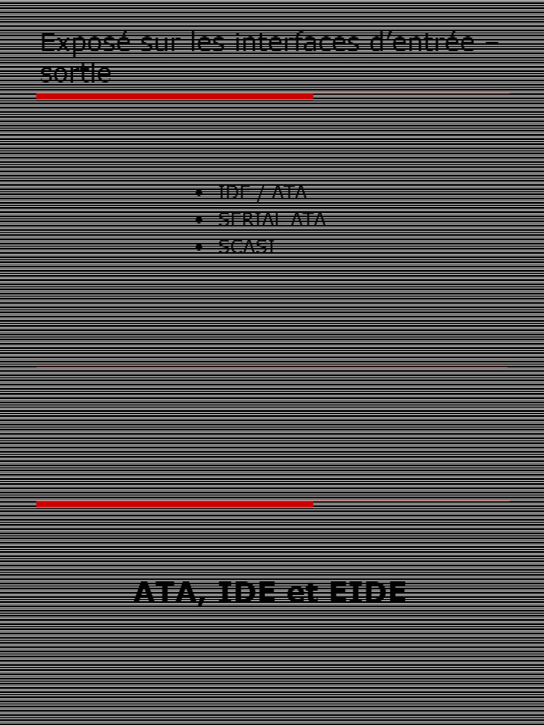 Interfaces ATA et Serial ATA expliquées | PDF | Biens manufacturés ...