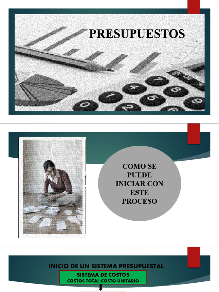 PRESUPUESTOS | PDF | Presupuesto | Economias