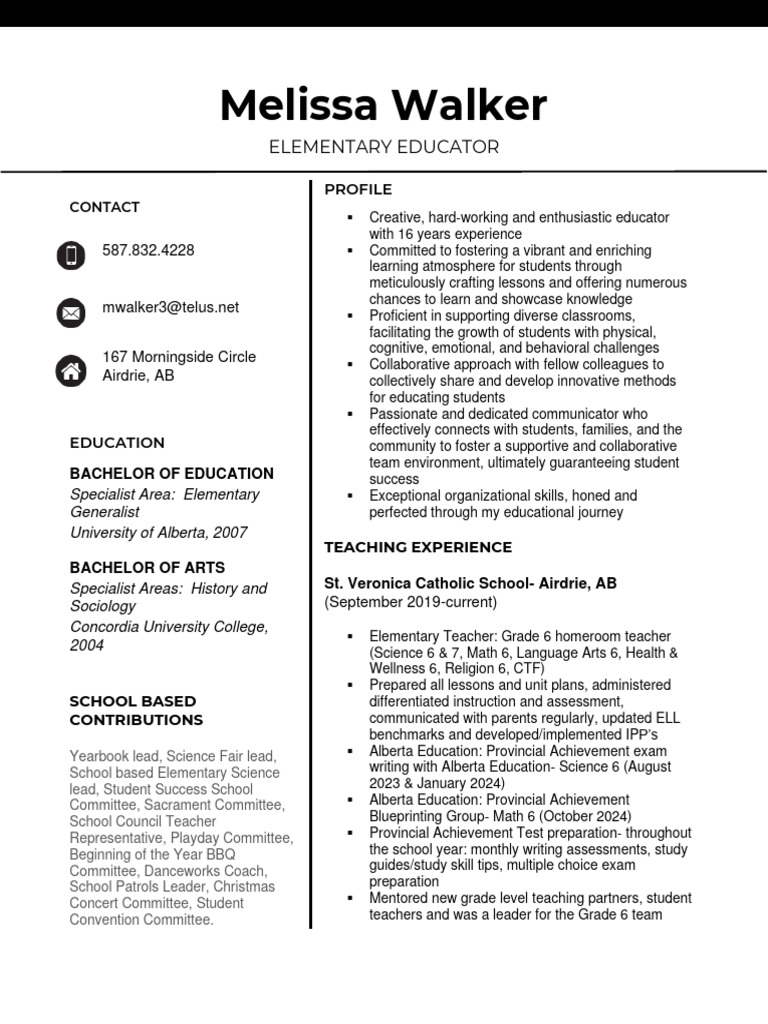 Experienced Elementary Educator | PDF | Teachers | Mentorship