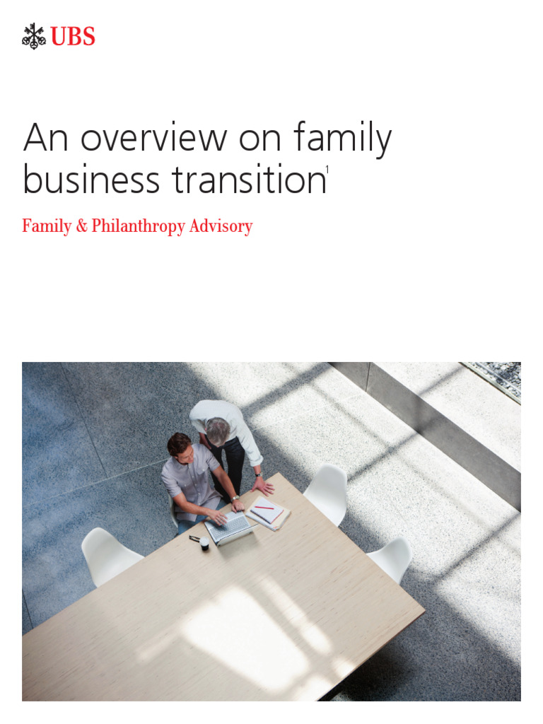 family-business-transition | PDF | Ubs | Leadership