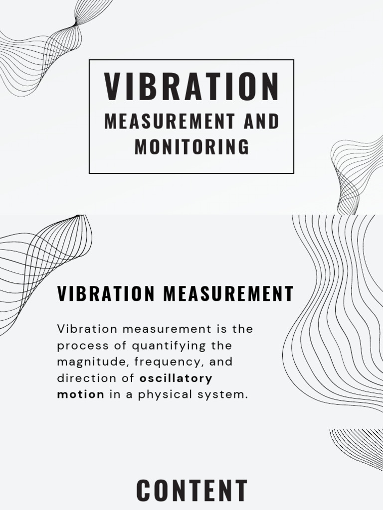 Vibration Measurement and Monitoring.G2 | PDF | Data Acquisition ...