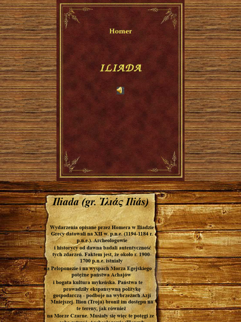 Iliada Prezentacja | PDF