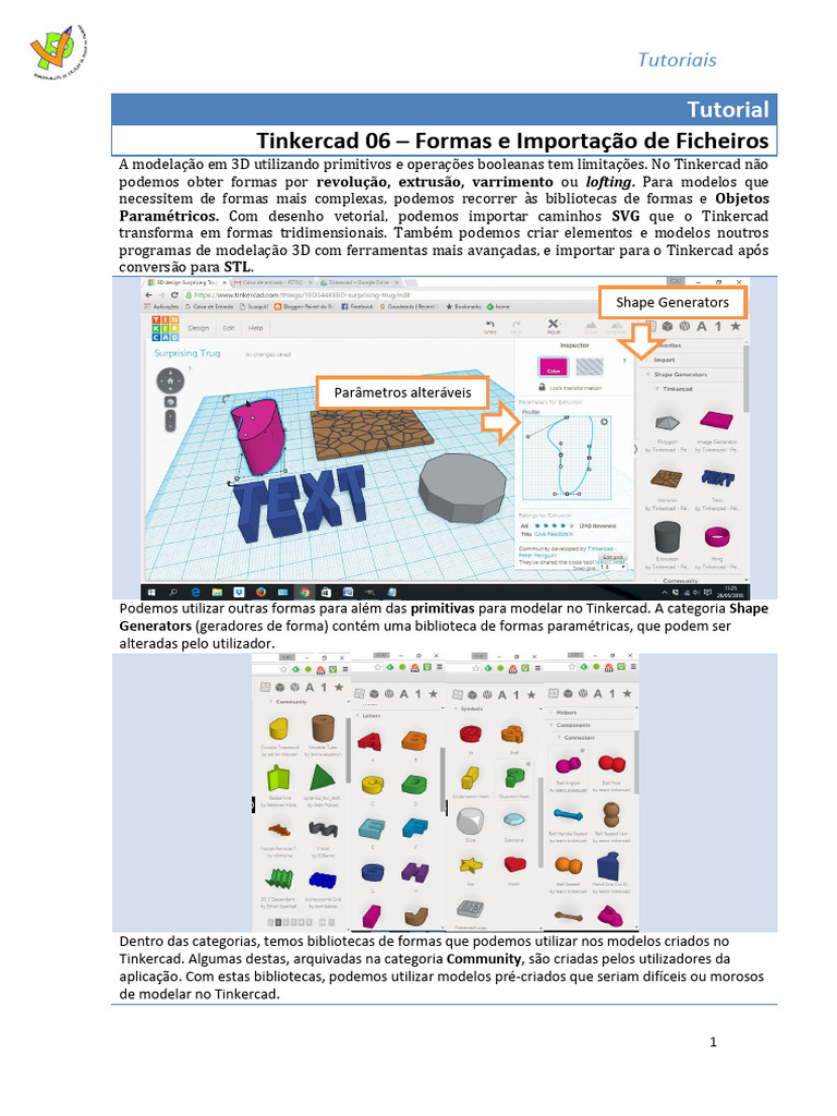 Tutorial Tinkercad 06 | PDF | SketchUp | Informática