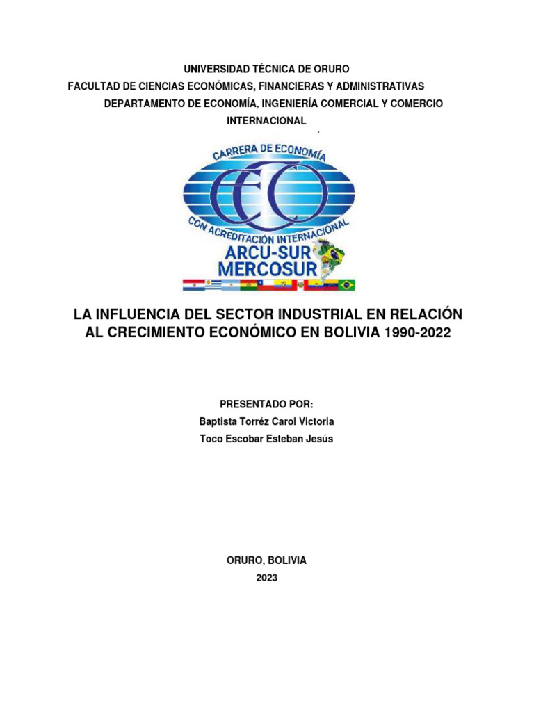OFICIAL | PDF | Producto Interno Bruto | Crecimiento económico
