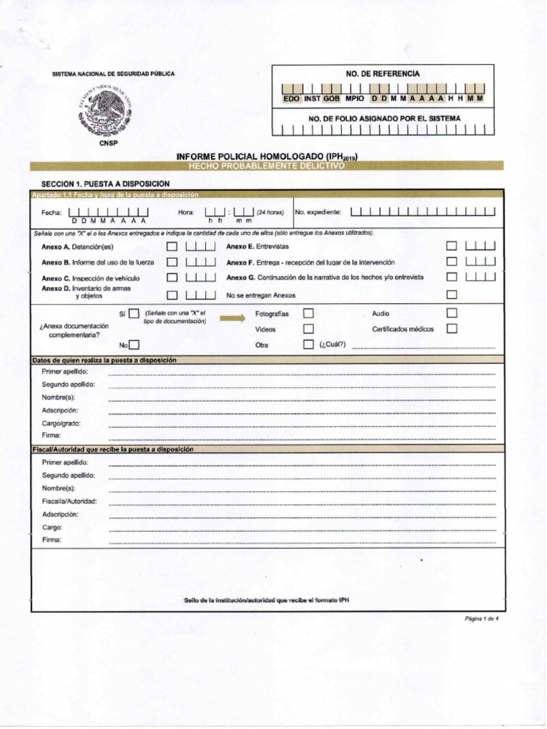 Informe Policial Homologado | PDF