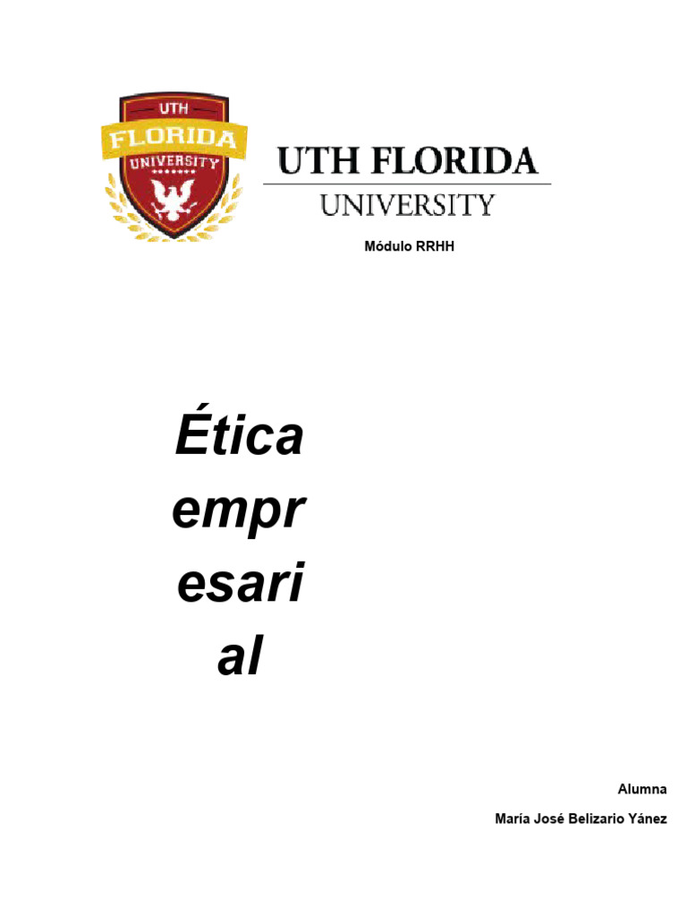 etica organizacional | PDF | Business | Comportamiento