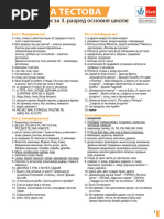 Kontrolne Vezbe Srpski 3 raZRED | PDF