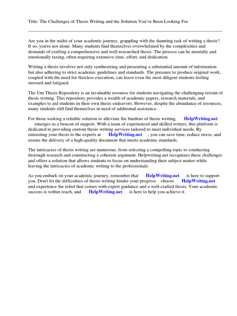 Um Thesis Repository | PDF | Educational Technology | Thesis