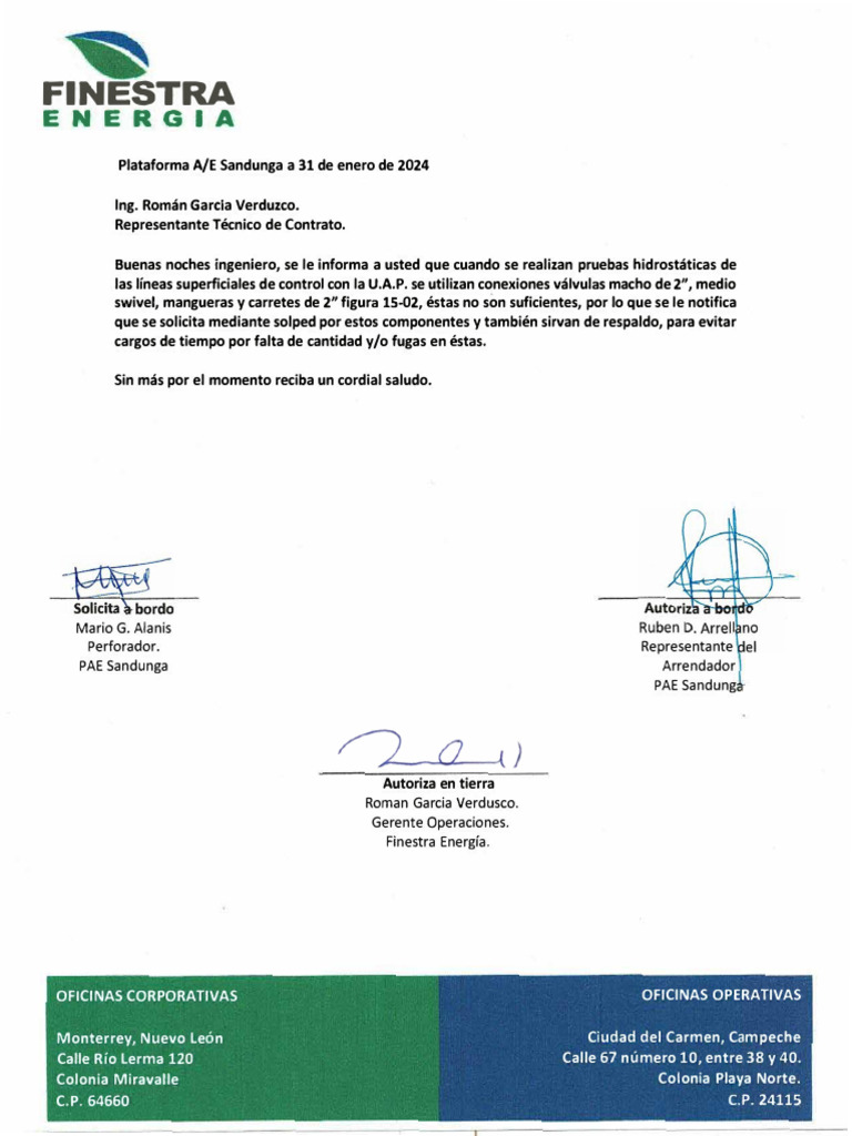 Nota Inf. Ref. Conex. Chicksan - 000581 | PDF