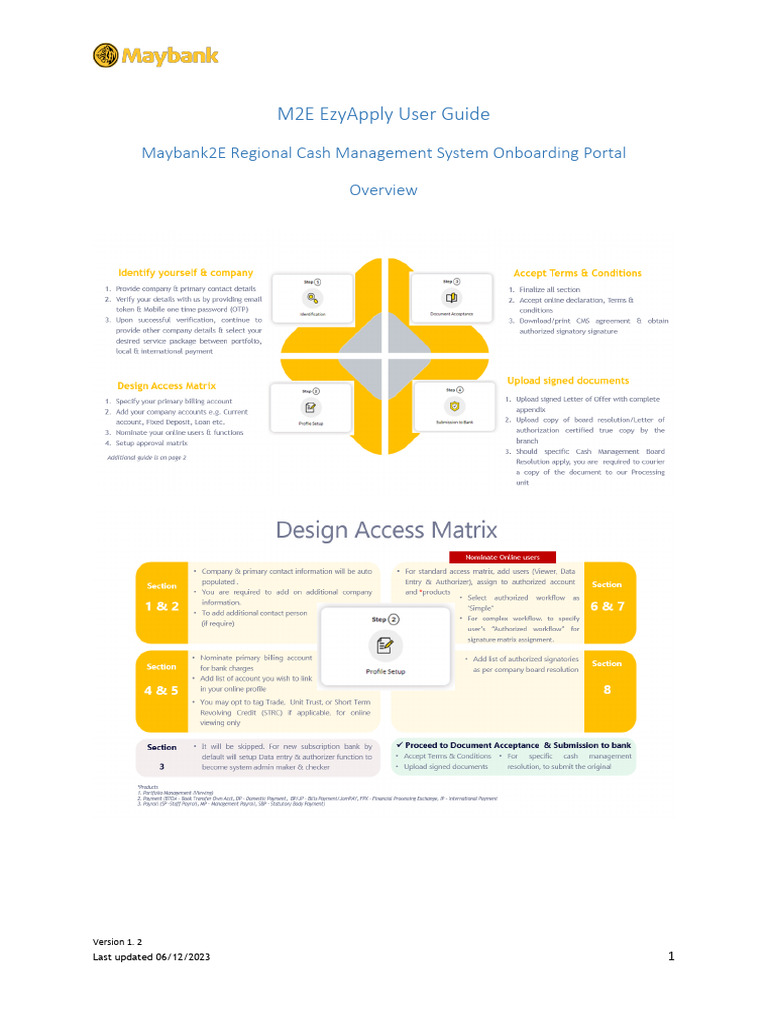 M2E EzyApply User Guide - 121022 - v1.1 | PDF | Applications Of Cryptography | Access Control
