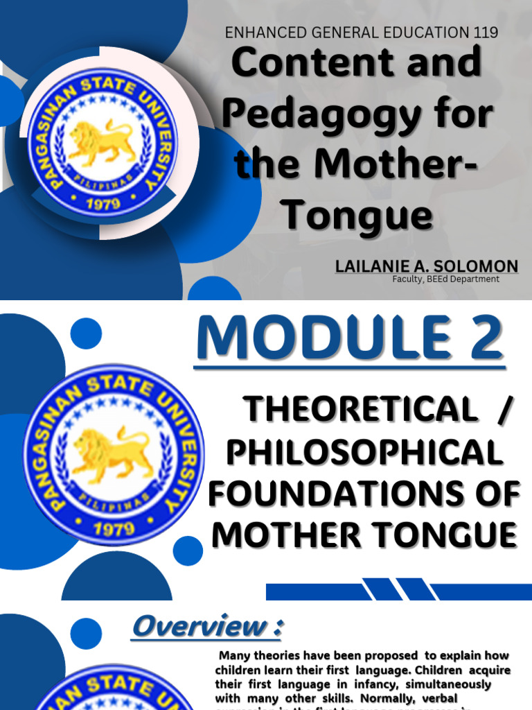 Module 3 - Ege119 | PDF | Theory | Pedagogy