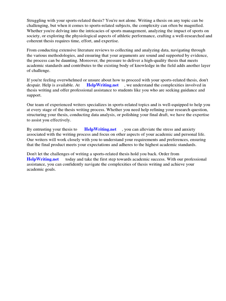 Sport Related Thesis Topics | PDF | Social Media | Popular Culture ...