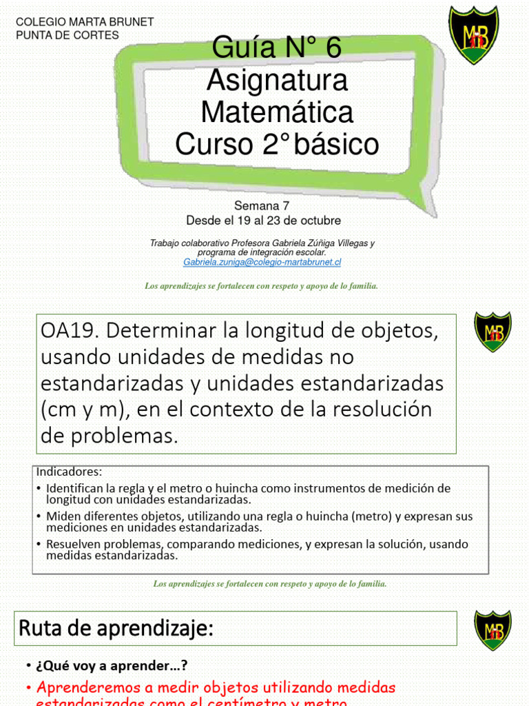 MAT-7 SEGUNDO | PDF | Longitud | Metro