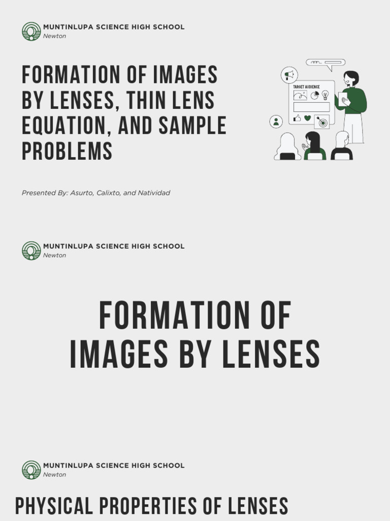 Formation of Images by Lenses | PDF | Optics | Electromagnetic Radiation