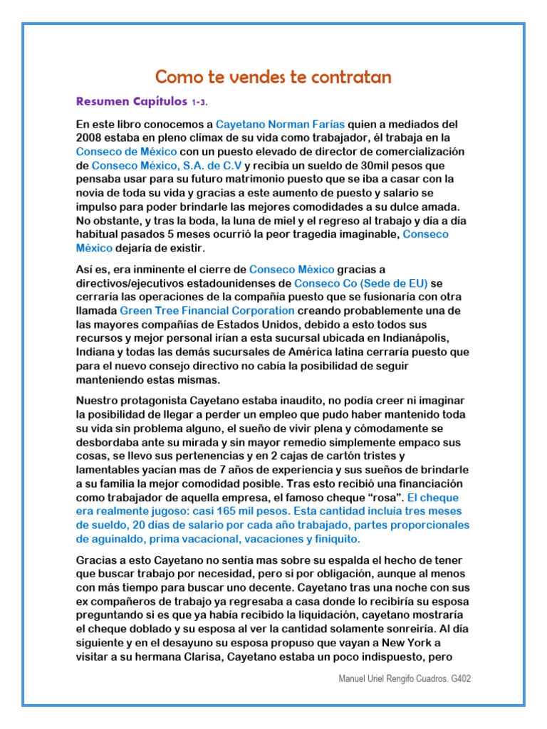 Como Te Vendes Te Contratan Descargar Gratis Pdf México 