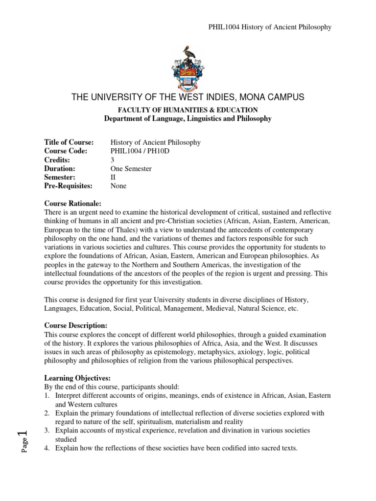 PHIL1004_History_of_Ancient_Philosophy | PDF | Confucianism