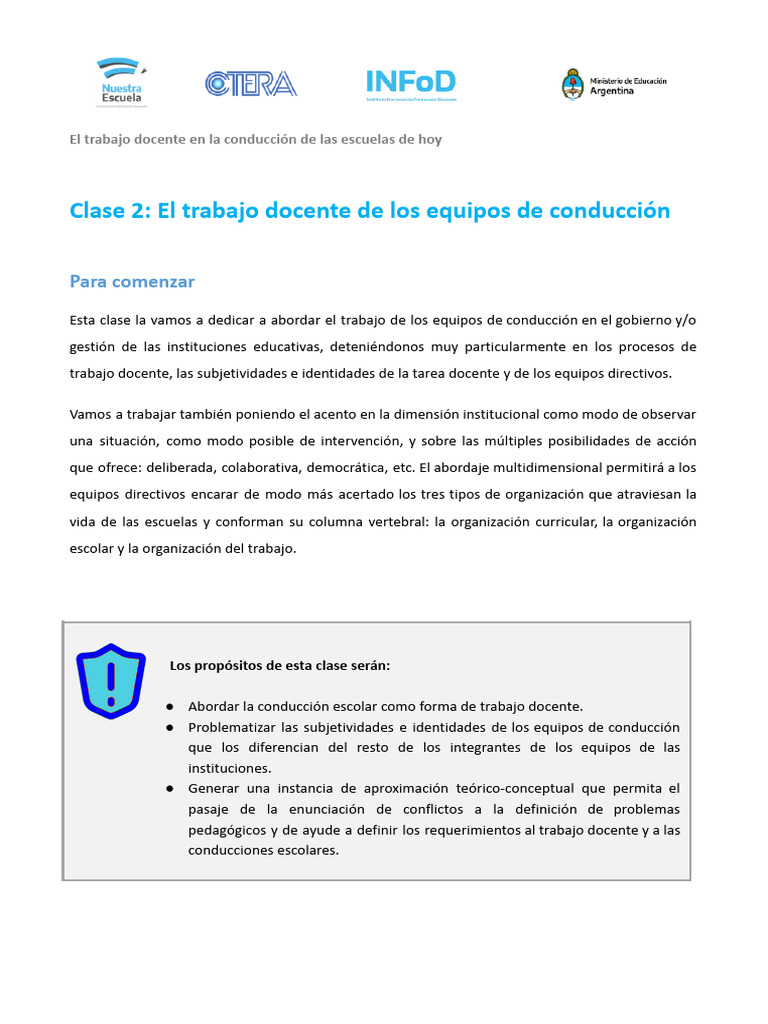 Curso 192-Clase02 | PDF | Enseñando | Maestros