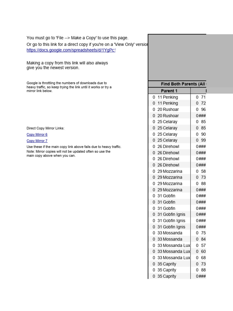 Palworld Breeding Combinations Guide | PDF | Computing | Software