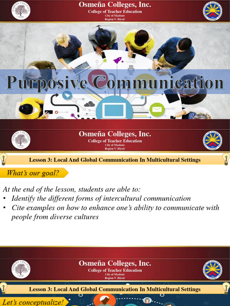 Intercultural Communication Lesson | PDF | Multiculturalism | Cross Cultural Communication