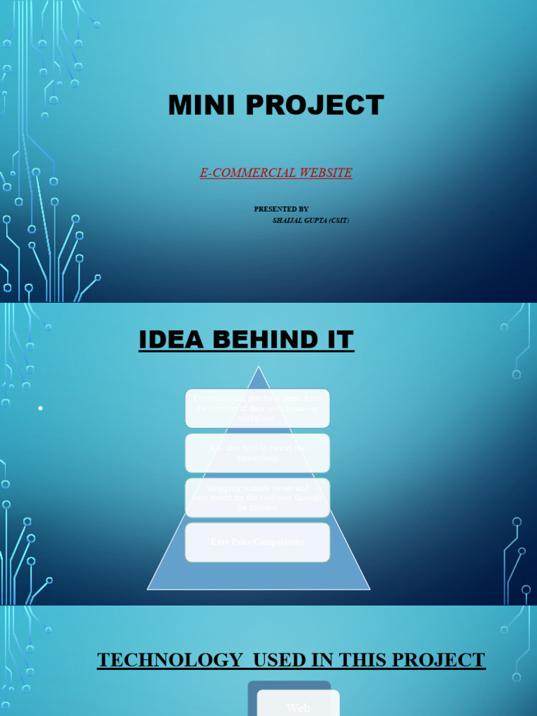 Mini Project Presentation | PDF | Computers | Technology & Engineering