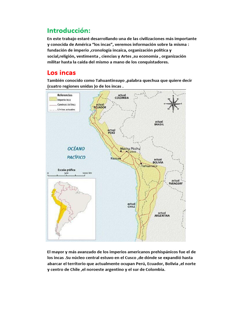 Los Incas. | PDF | Imperio Inca | Andes