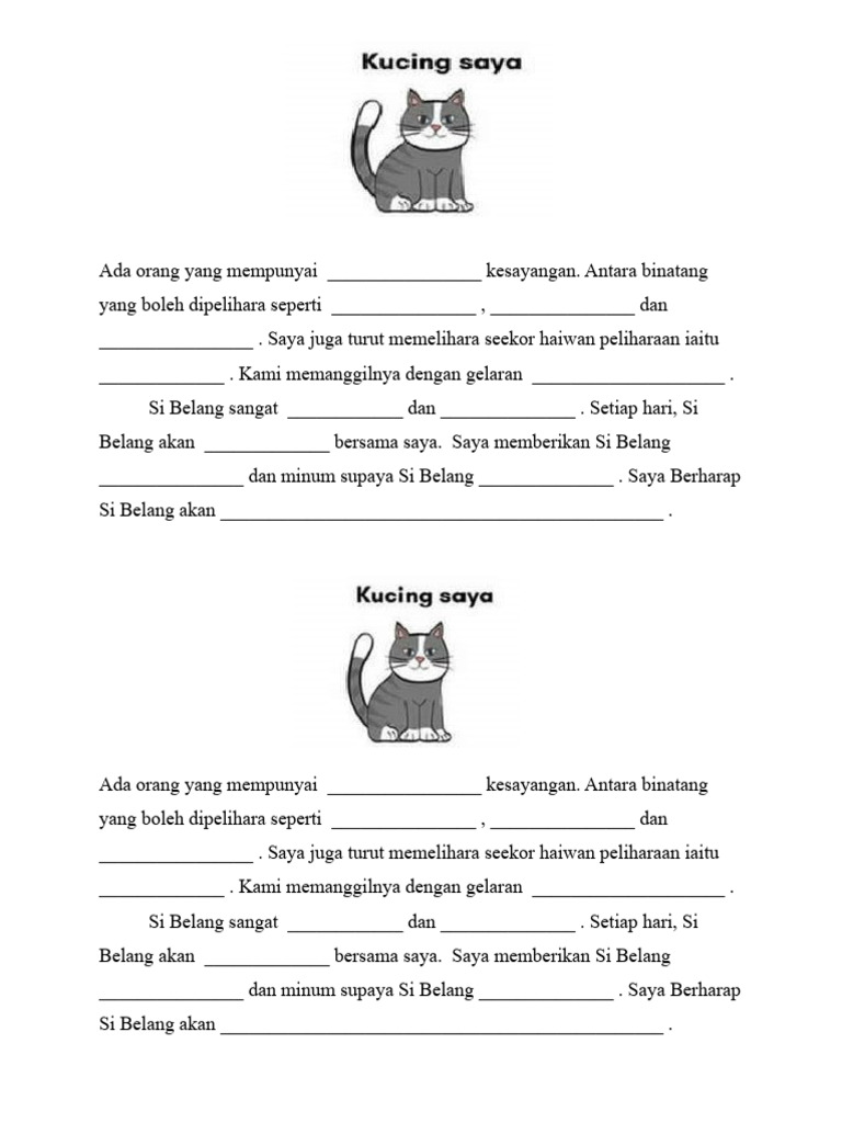 Kucing Saya | PDF