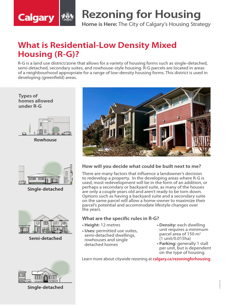 Rezoning Housing Fact Sheet R G | PDF