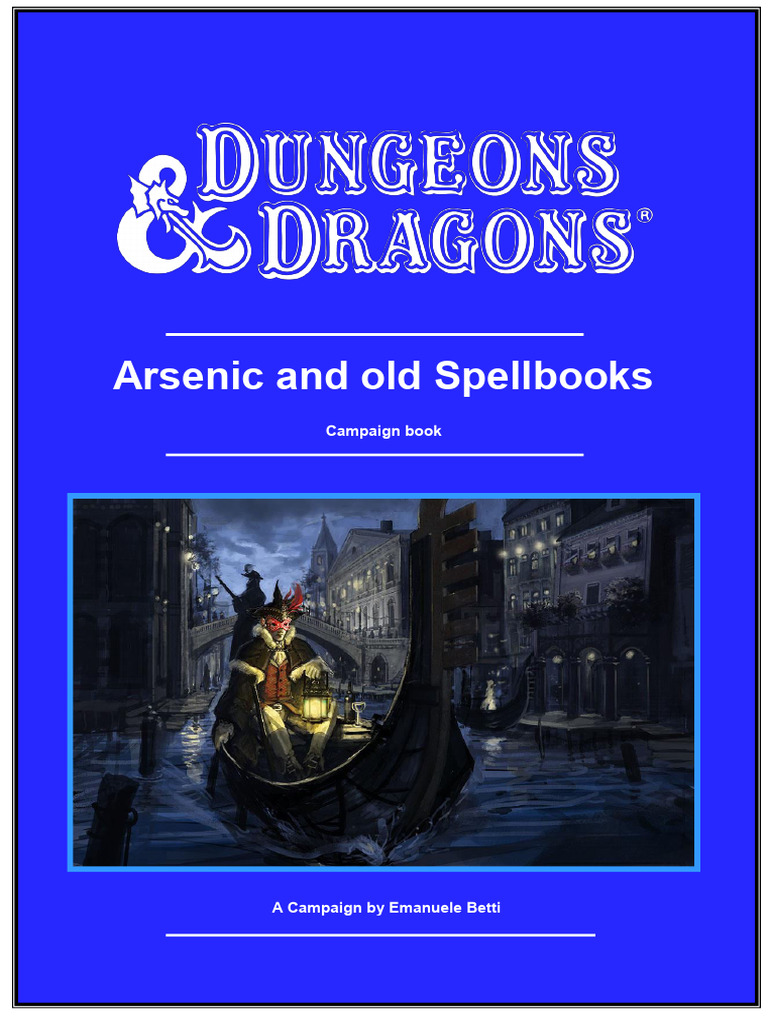 Arsenic and Old Spellbooks Campaign Book | PDF | Role Playing Games ...