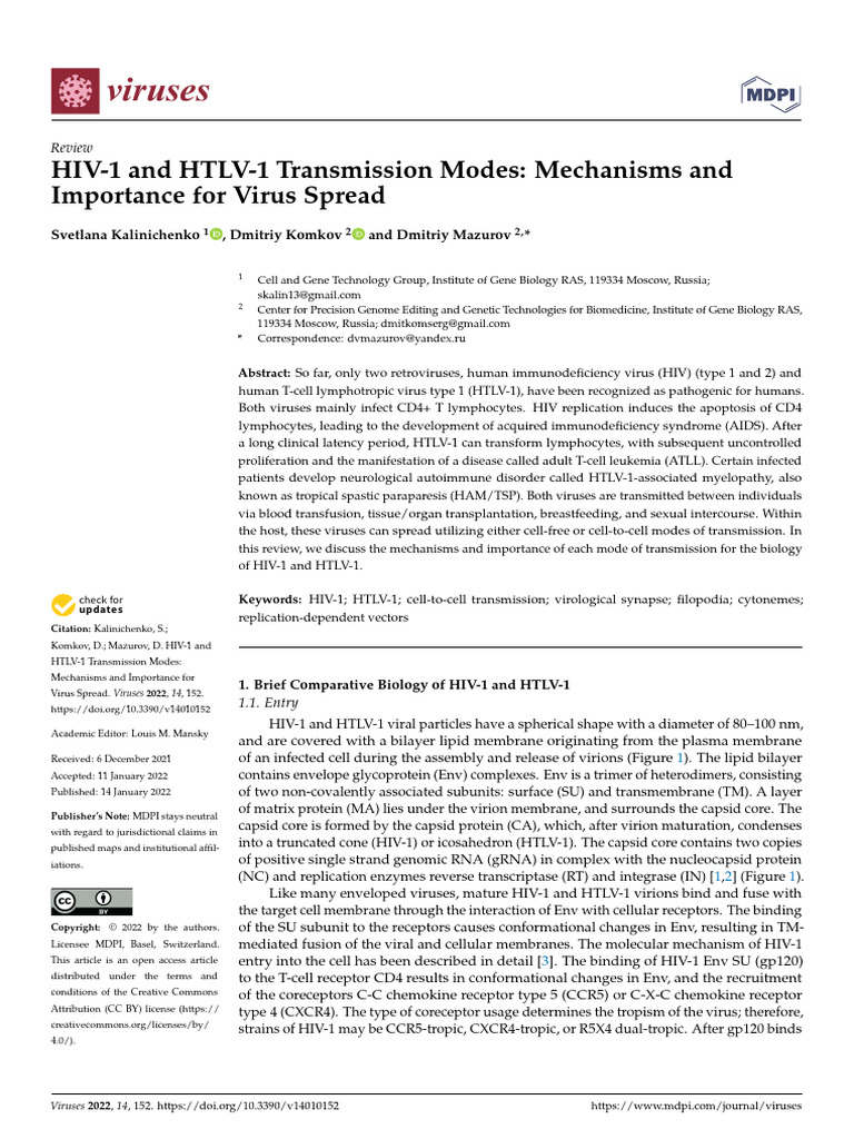 4 Viruses | PDF | Hiv | Virus