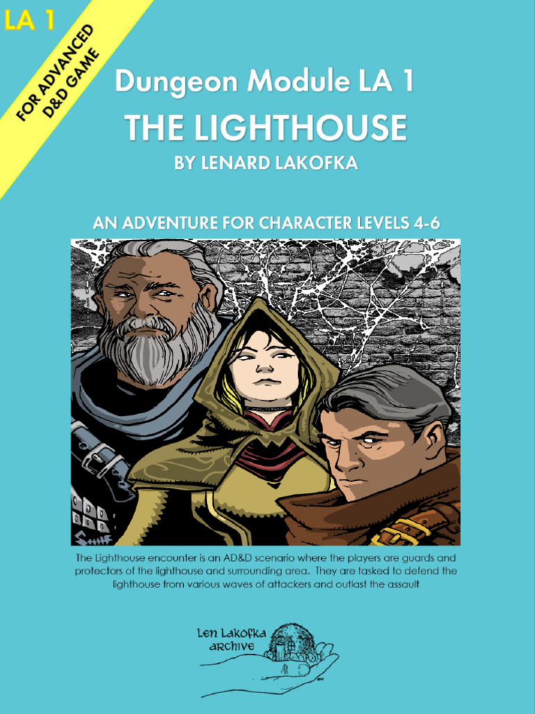 LA 1 The Lighthouse | PDF | Dungeons & Dragons | Wizards Of The Coast