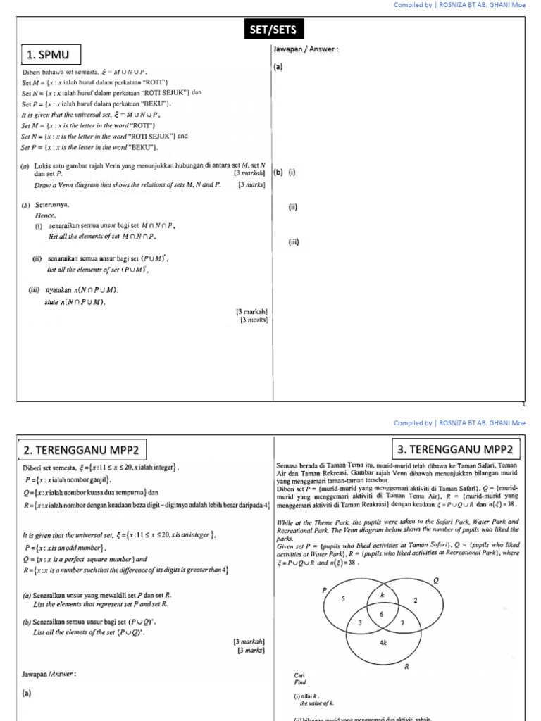 Set (Sets) 2023 | PDF