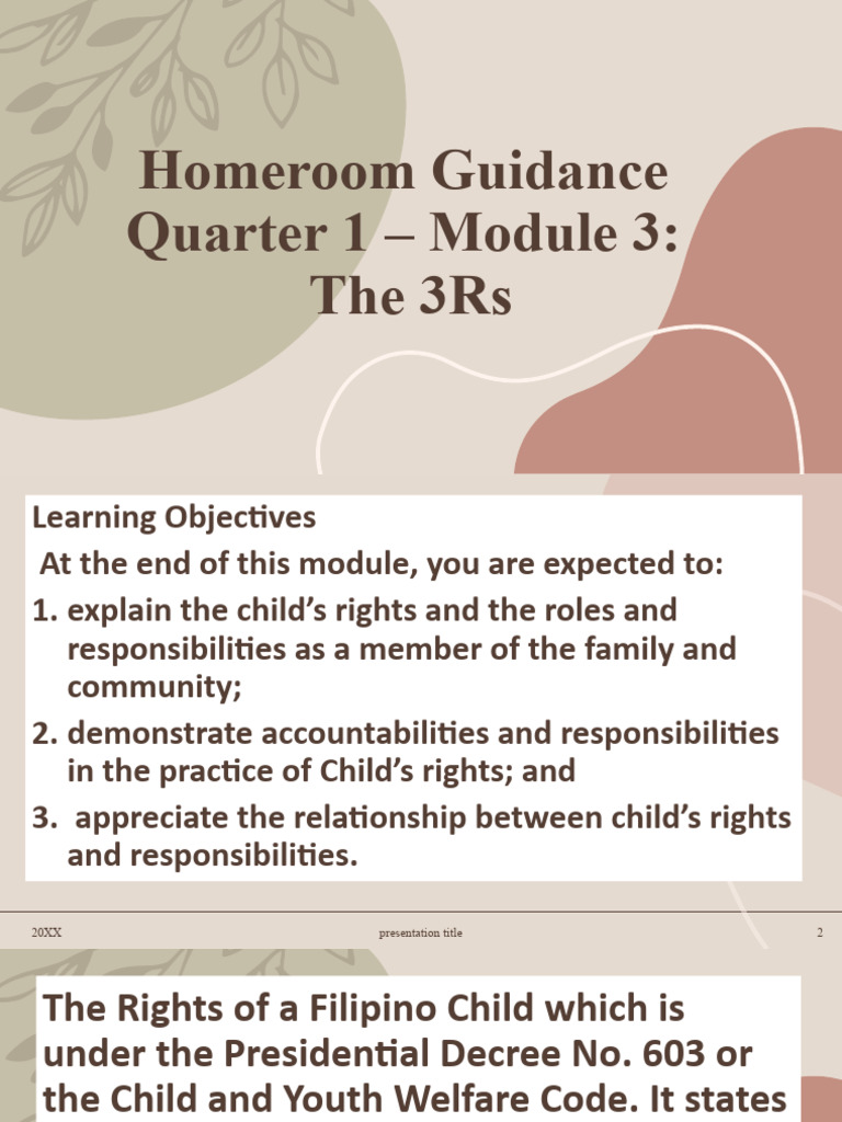 Homeroom-Guidance-module3 | PDF | Human Development