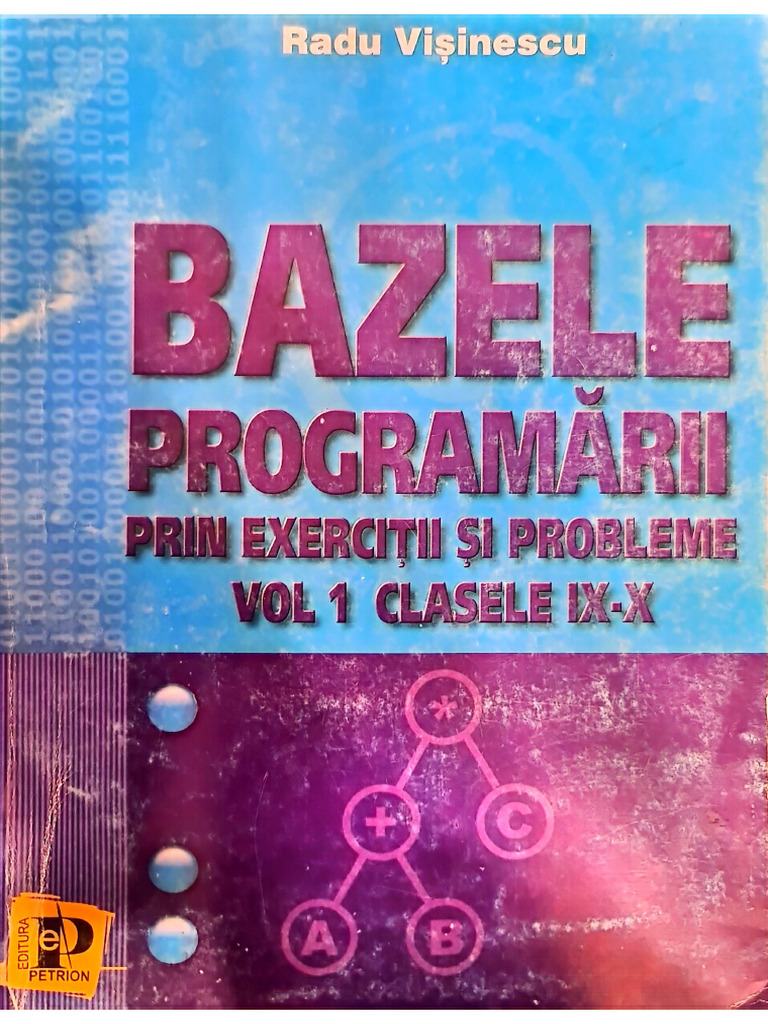 Radu Visinescu - Bazele Programarii | PDF