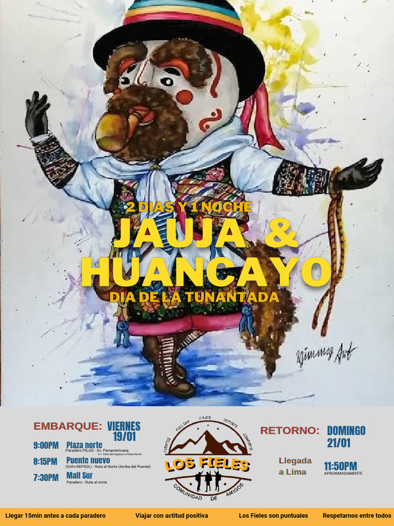 Tour Jauja: Laguna, Cañón y Cultura | PDF