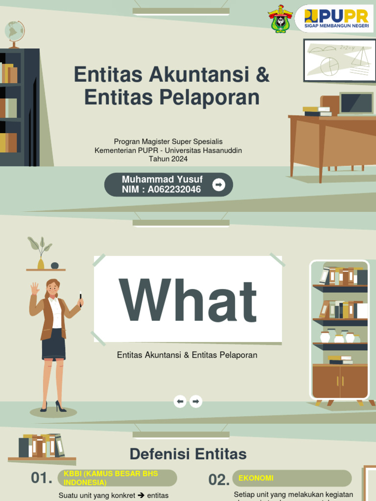 Definisi Entitas Akuntansi dan Pelaporan | PDF
