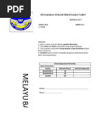 BM Akhir Tahun Kertas 2 Form 3 | PDF
