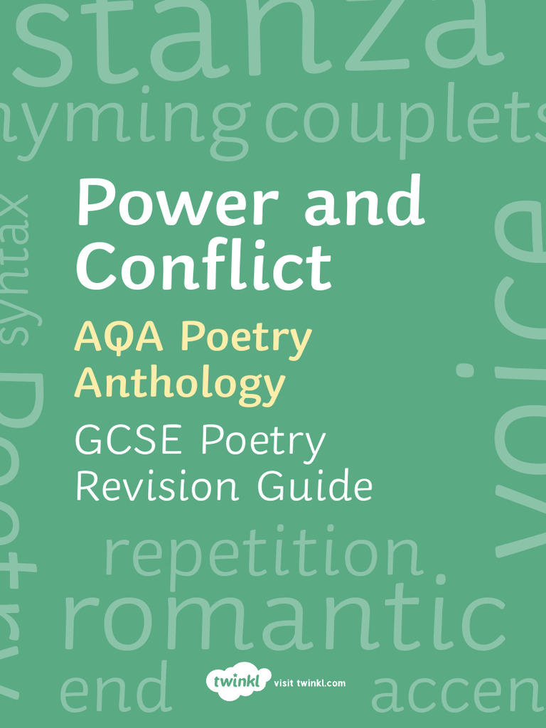 AQA Power and Conflict GCSE Revision Guide LA | PDF | Poetry